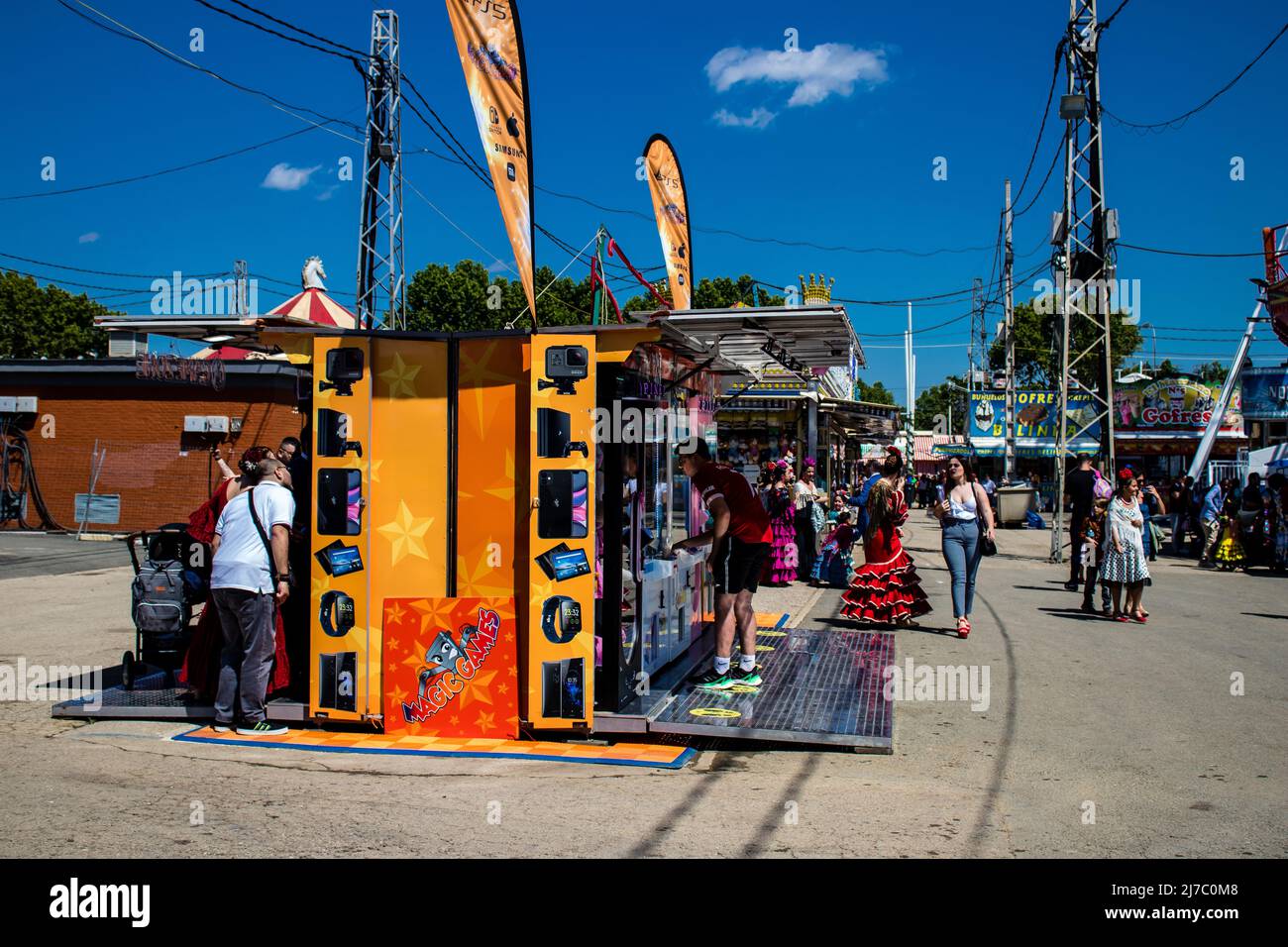 Seville spain fair kids hi-res stock photography and images - Alamy