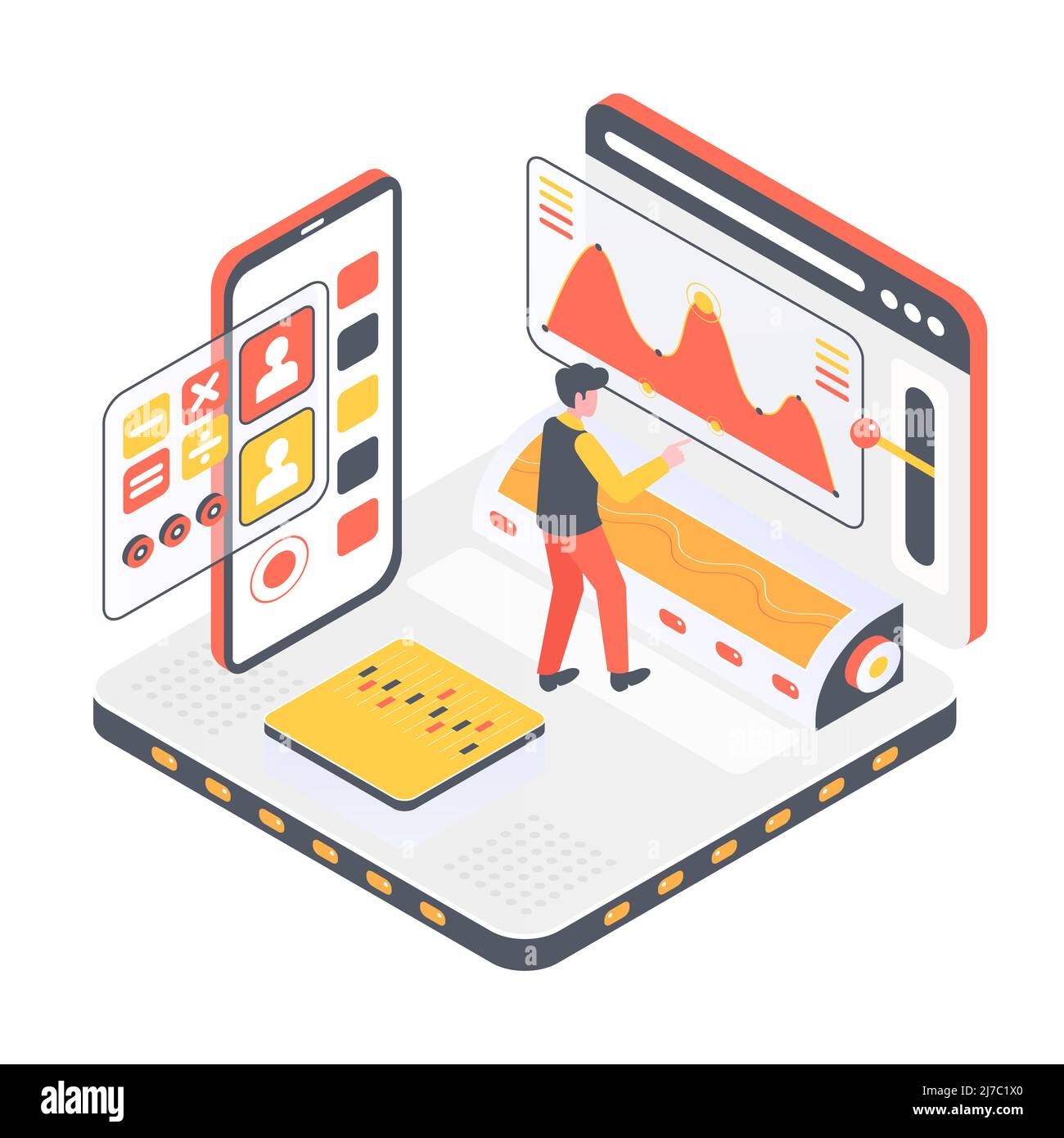 Management dashboard of key performance indicators. Process of ... Management dashboard of key performance indicators. Process of ...