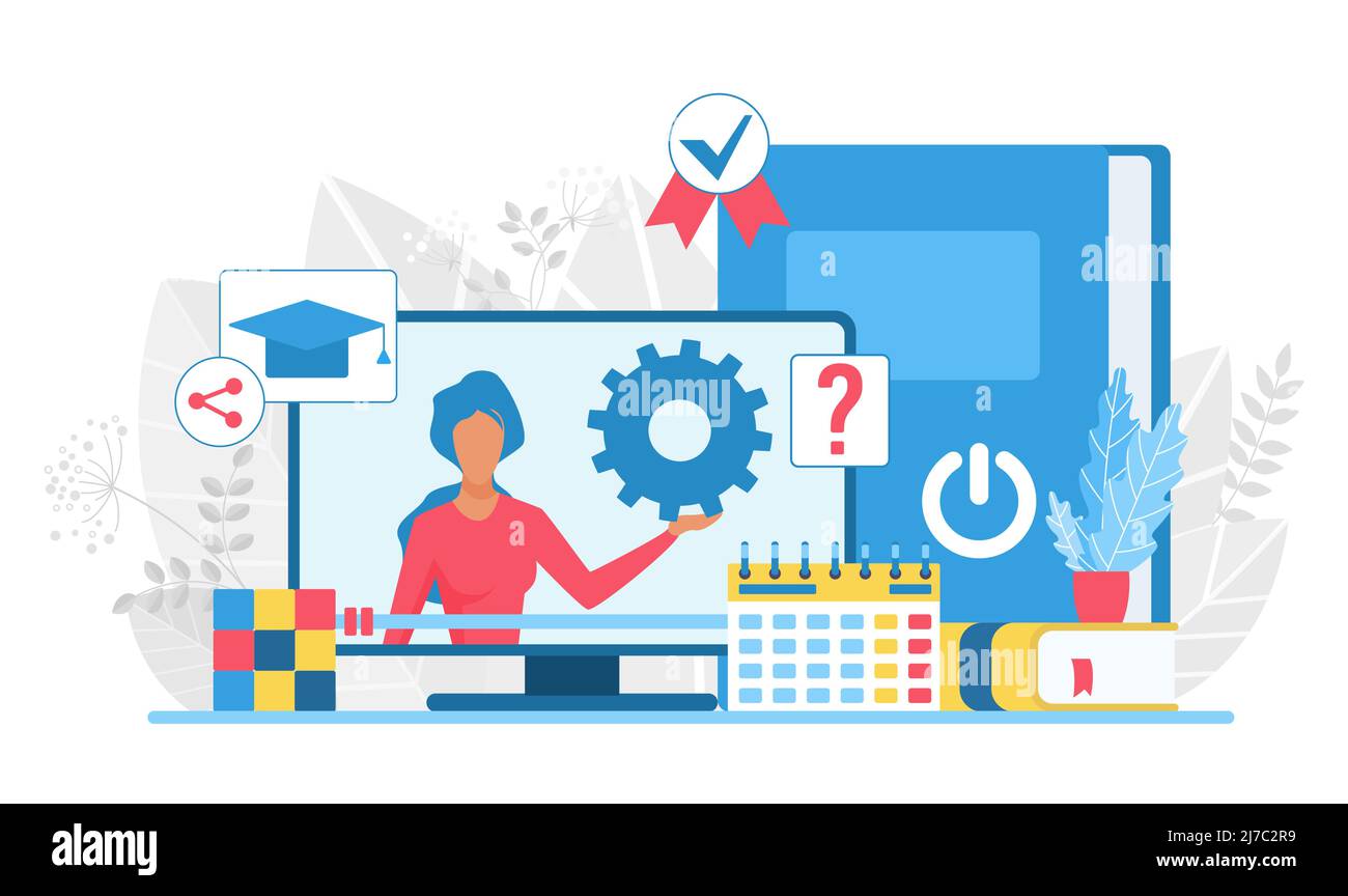 Distance online learning and gaining study degree. Remote educational ...