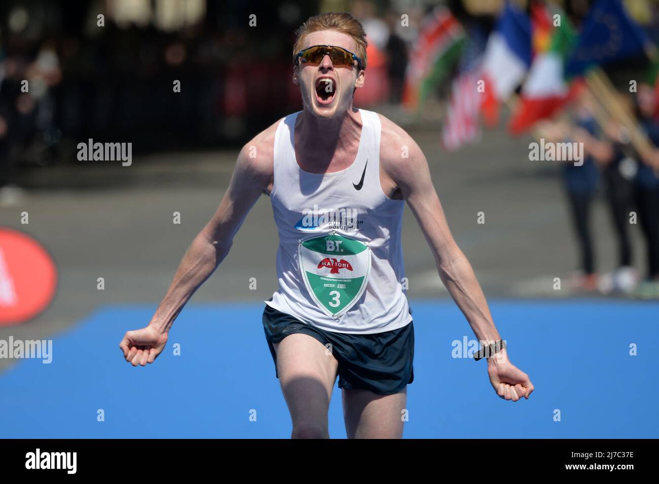 Prague, Czech Republic. 8th May, 2022. NICOLAI SAKE of Belgium ...