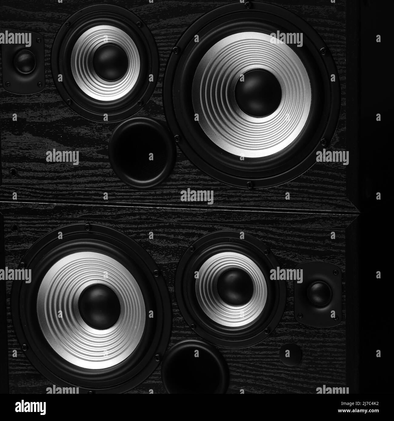 Acoustic listening device Black and White Stock Photos & Images - Alamy