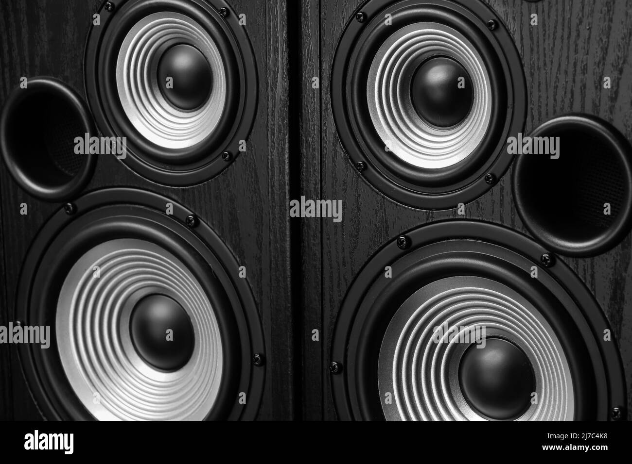 Acoustic listening device Black and White Stock Photos & Images - Alamy