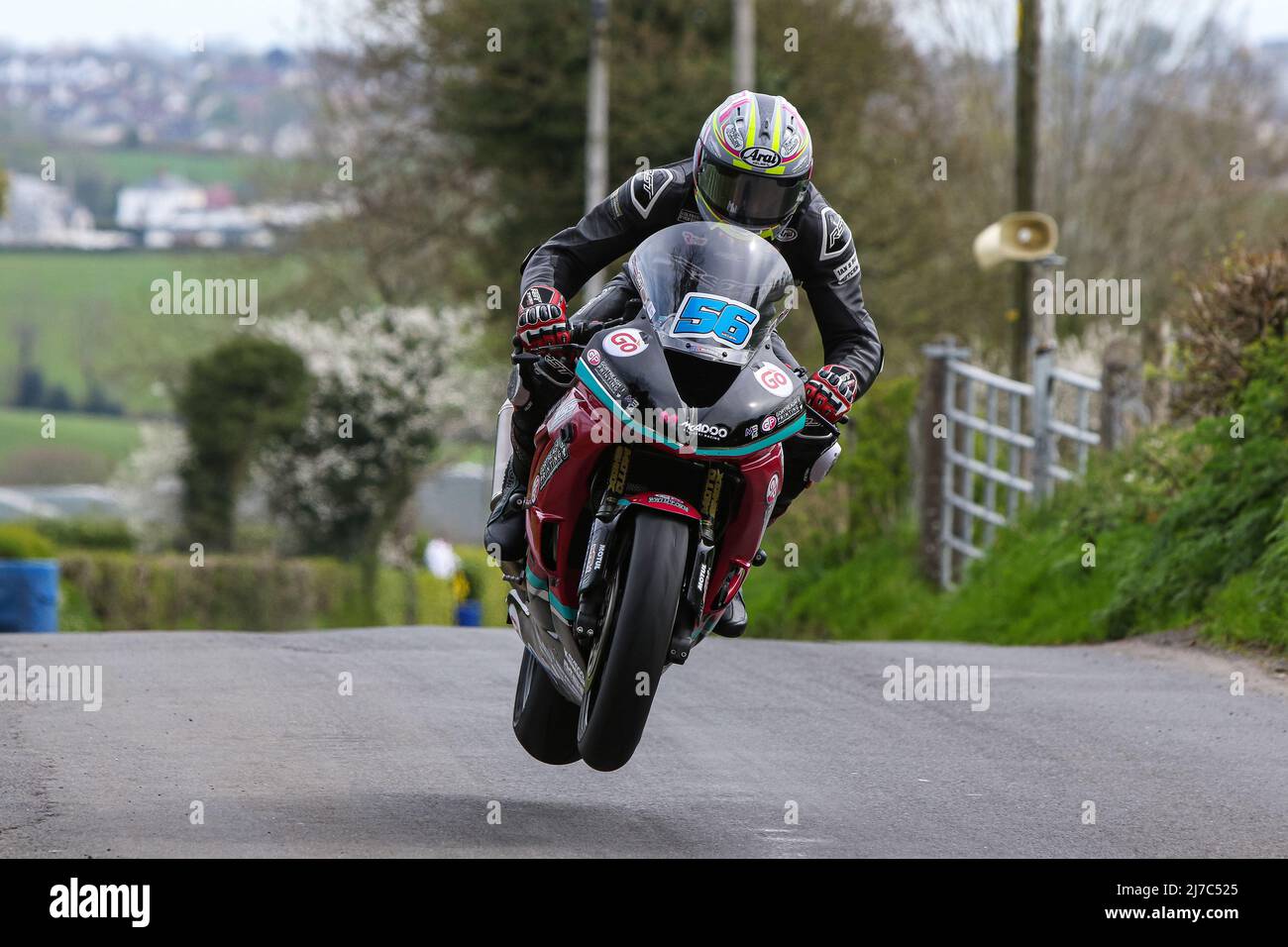 Adam McLean Cookstown 100 2022, Gortreagh Printing MSS Kawasaki Stock ...