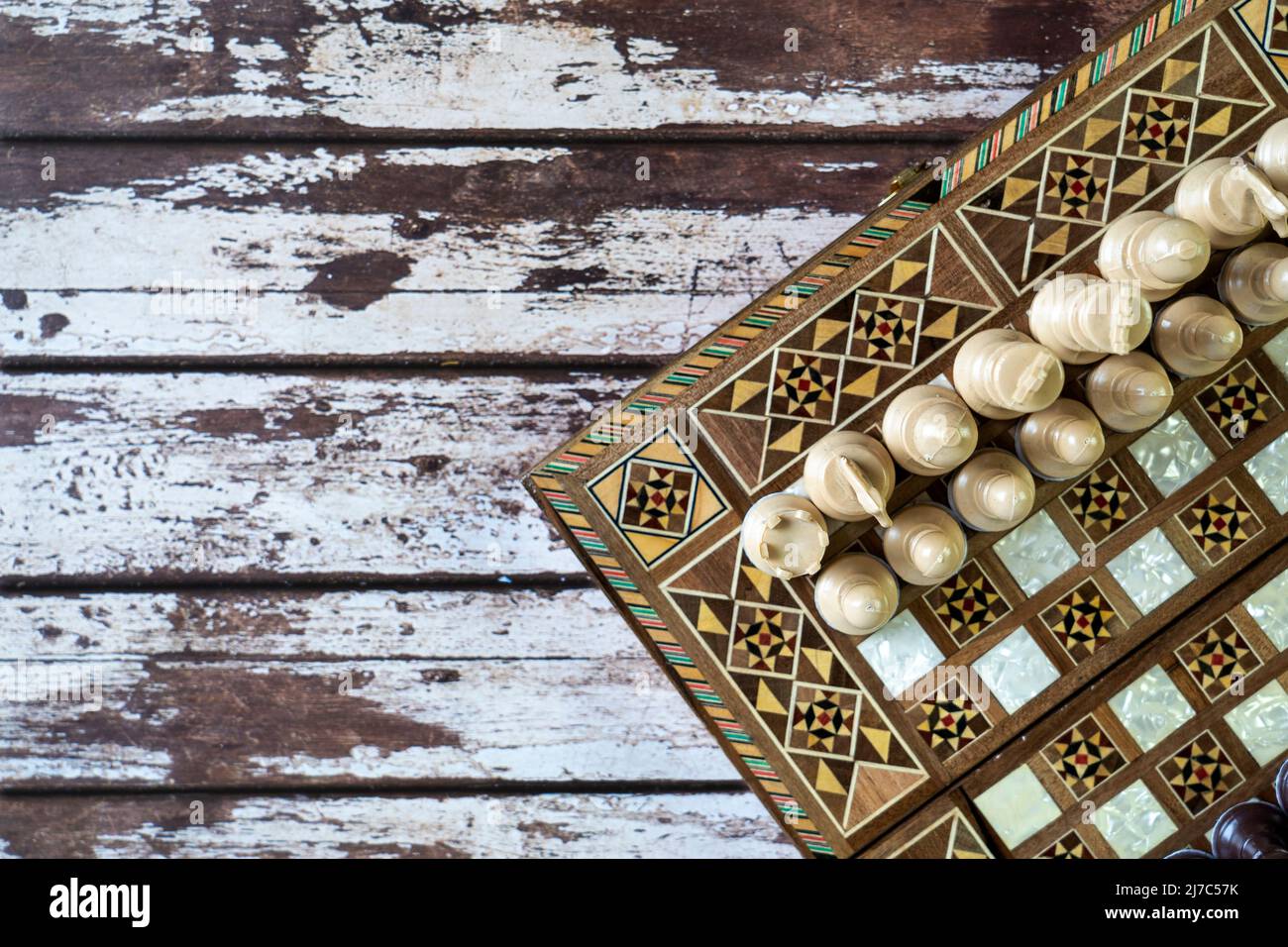 Chessboard top view isolated on hi-res stock photography and images - Alamy