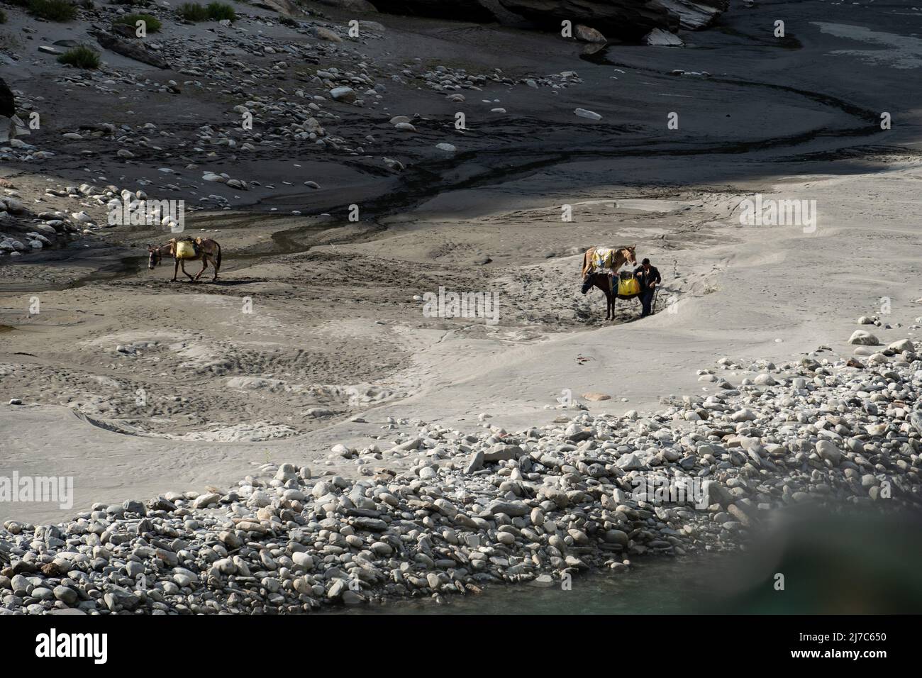 Sand Collection from river Stock Photo - Alamy