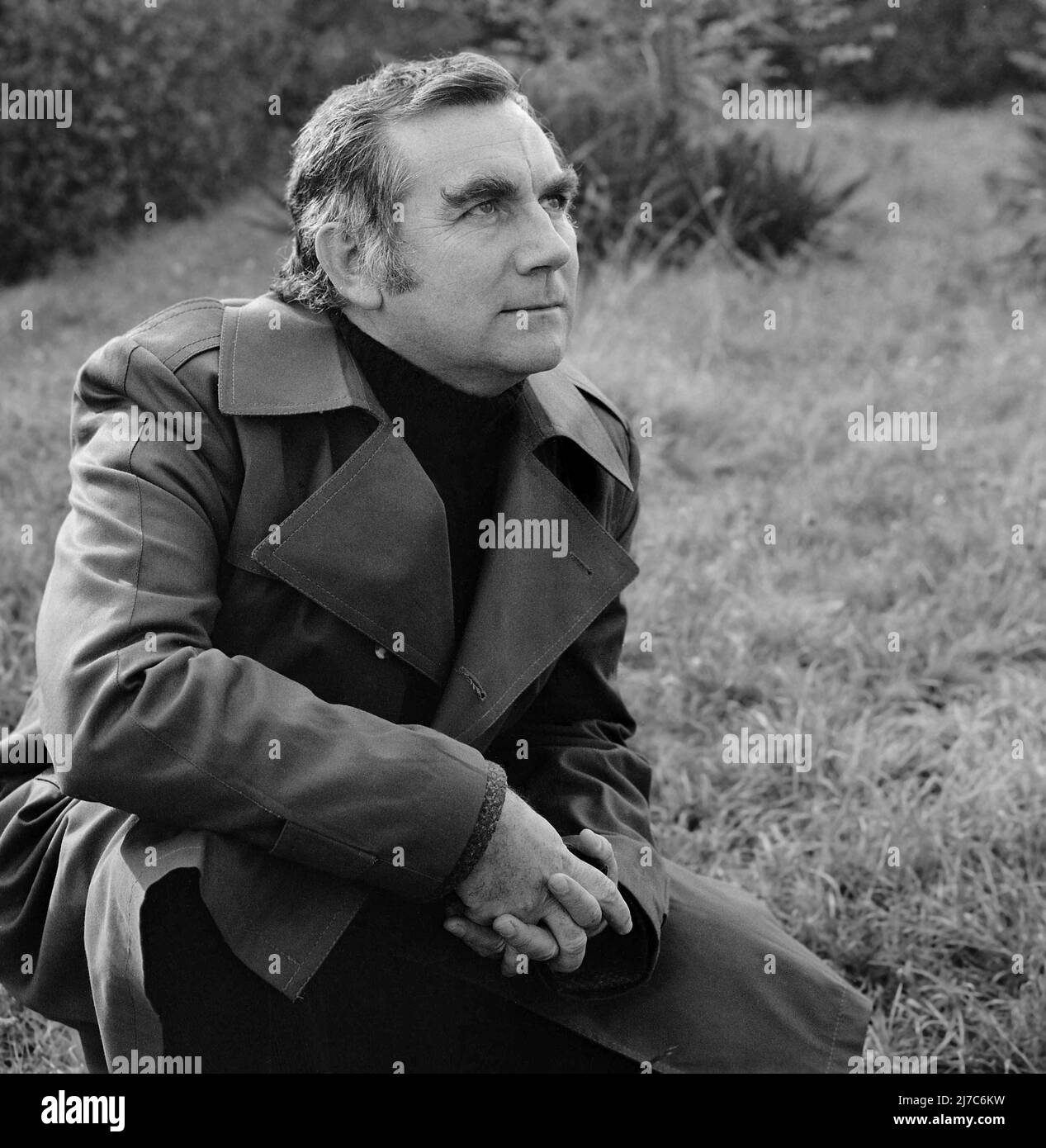 Romanian poet and academician Dumitru Radu Popescu, approx. 1974 Stock ...