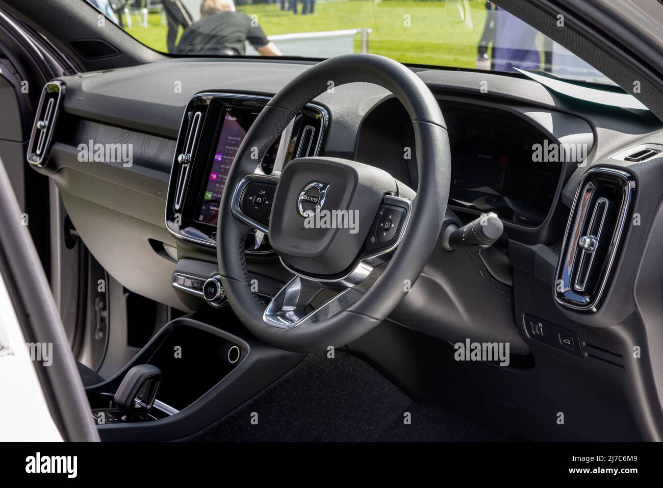 Volvo XC40 Recharge interior on display at the EV Live event held at ...