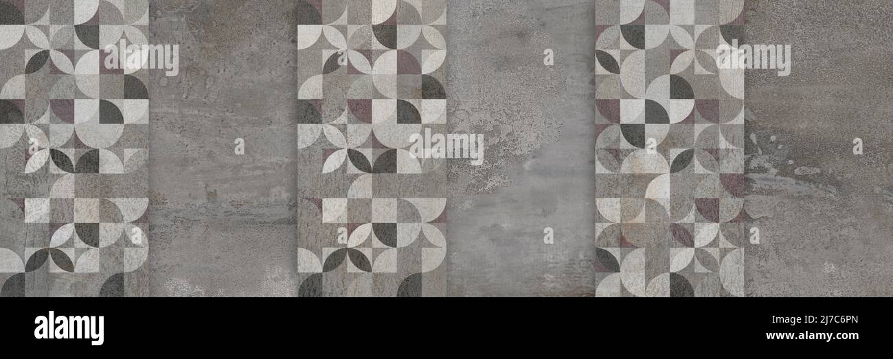 Geometric Retro tiles pattern, vintage background Stock Photo - Alamy