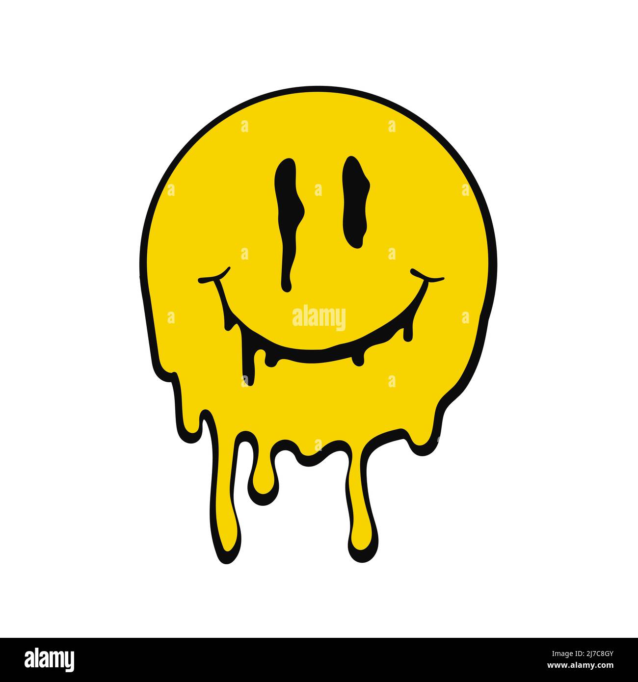 Melted smiley face hi-res stock photography and images - Alamy