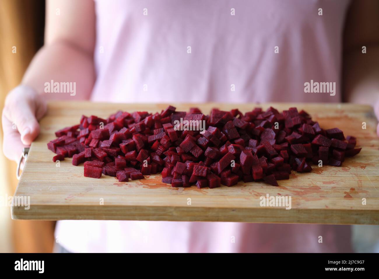 Beetroot diced hi-res stock photography and images - Alamy