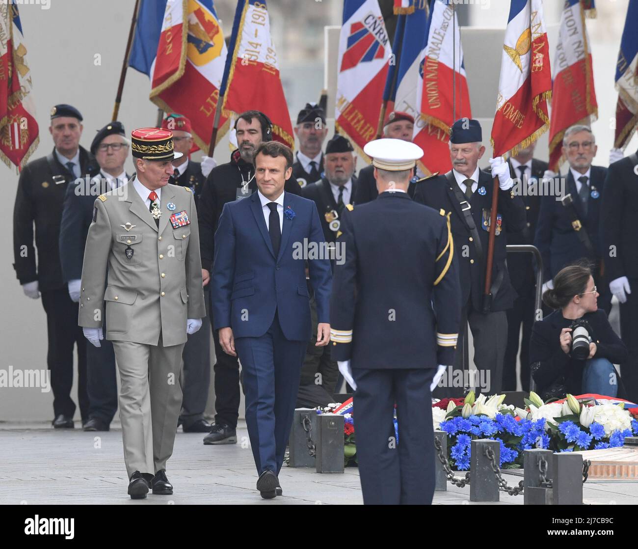 Paris, France. 08th May, 2022. France, PARIS, 2022-05-08. Commemoration ...