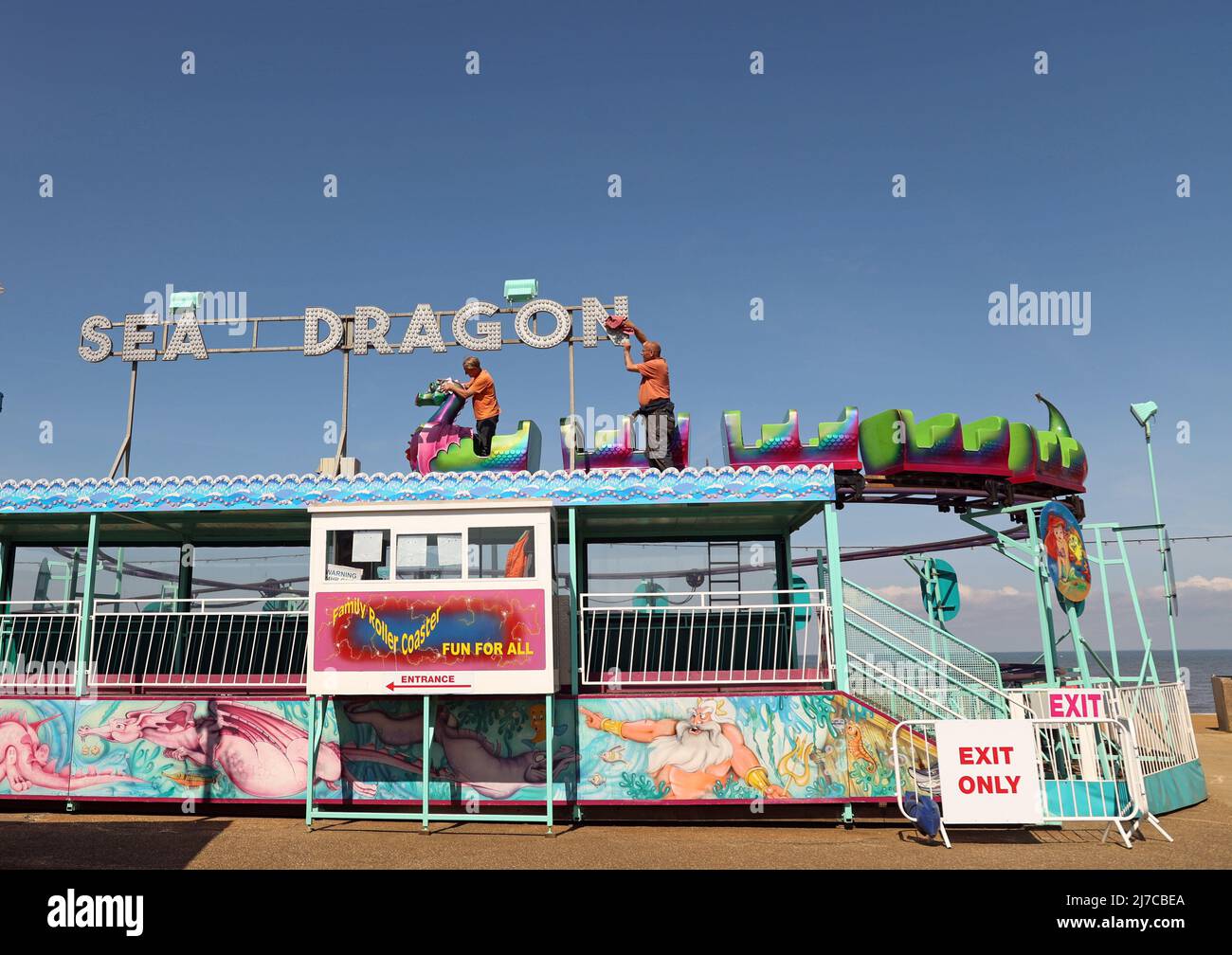 Hunstanton roller coaster hi-res stock photography and images - Alamy
