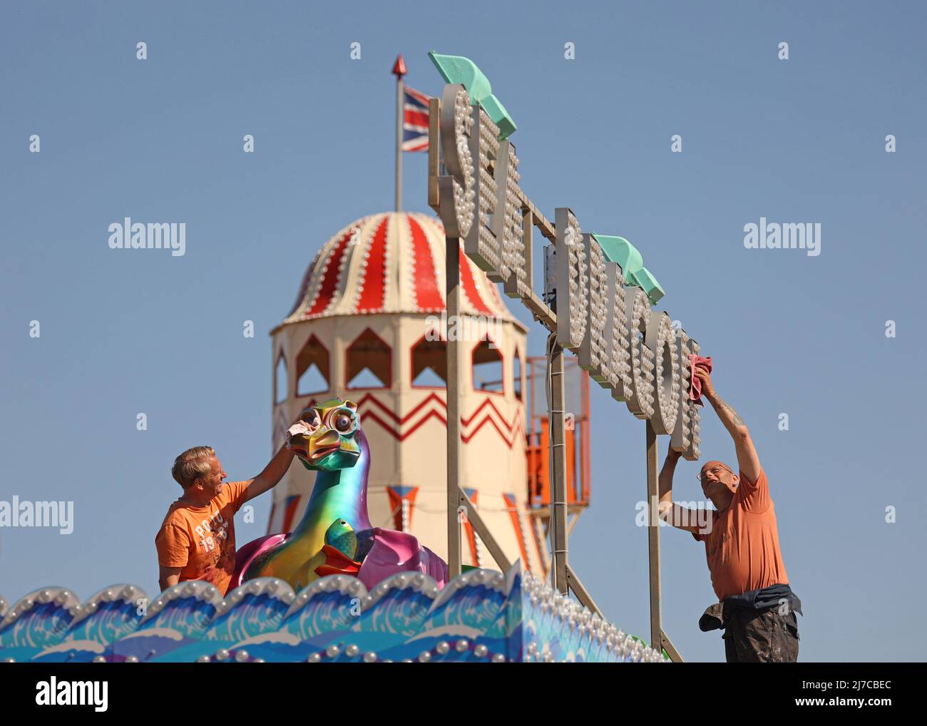 Hunstanton roller coaster hi-res stock photography and images - Alamy