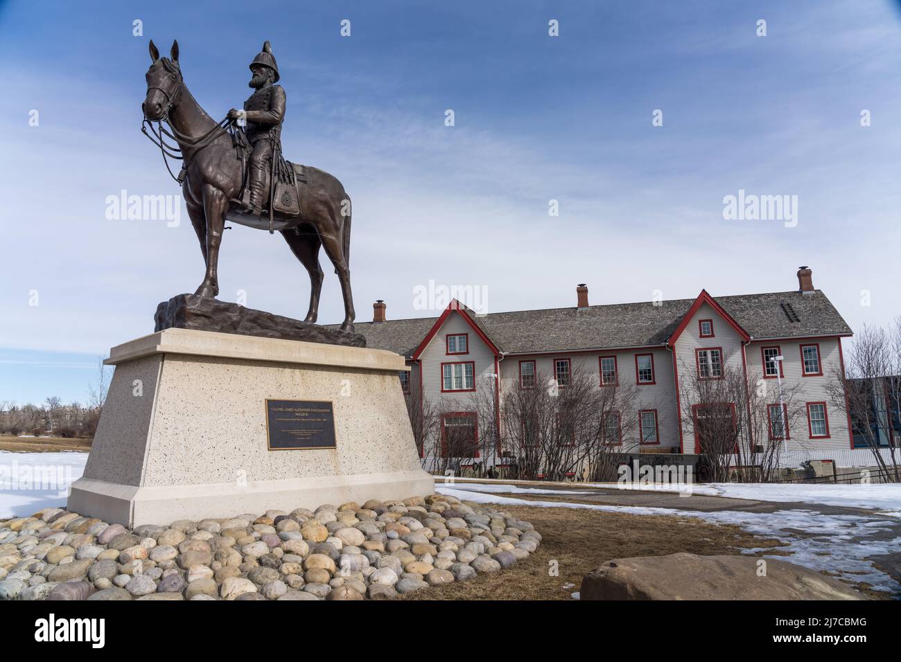 Calgary, AB, Canada - March 14 2022 : Fort Calgary National Historic ...