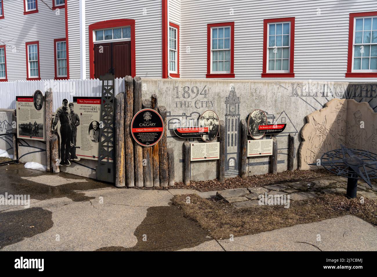 Calgary, AB, Canada - March 14 2022 : Fort Calgary National Historic ...