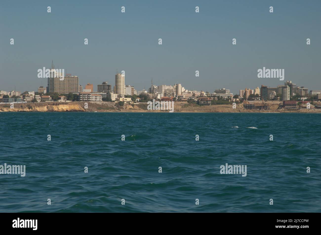 View of the coast and city of Dakar. Senegal Stock Photo - Alamy