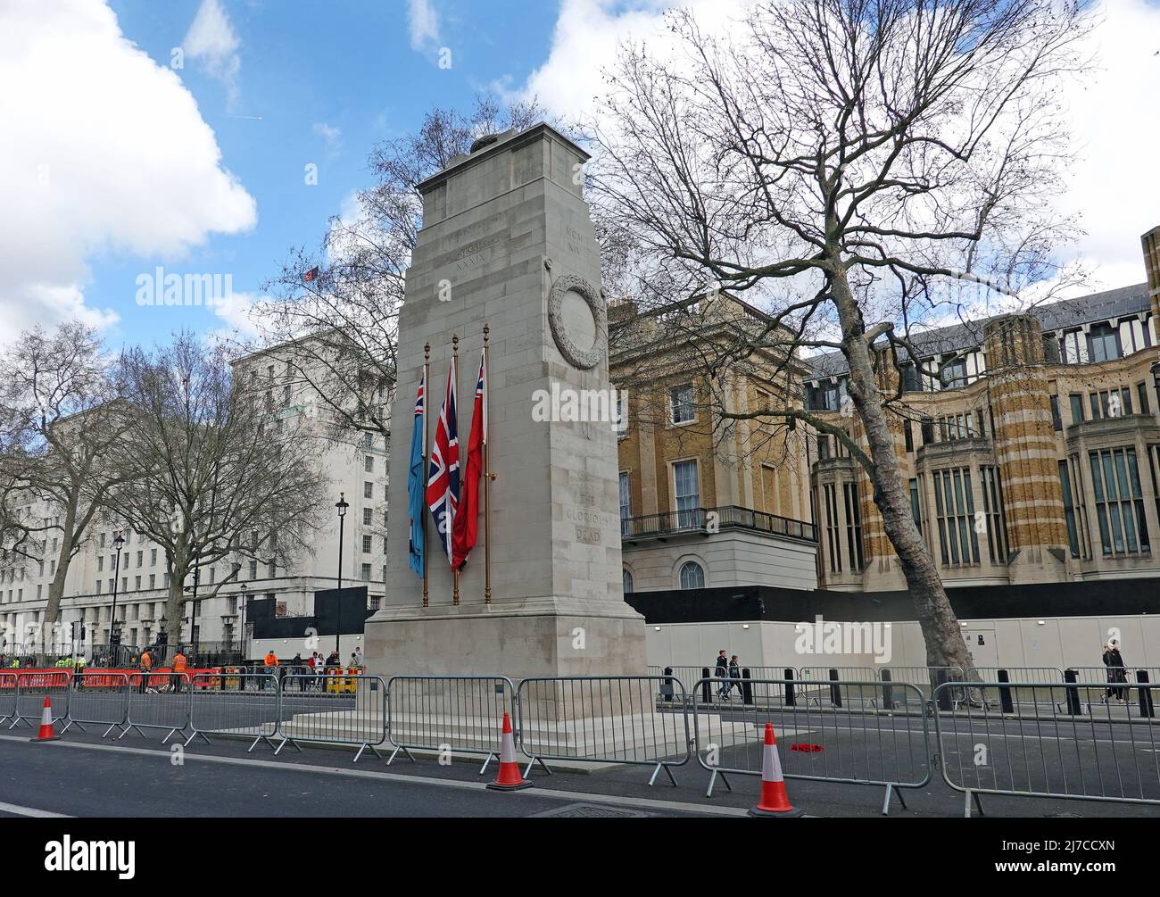 Cenotaph, Whitehall, London, 2022. The Cenotaph is a war memorial on ...