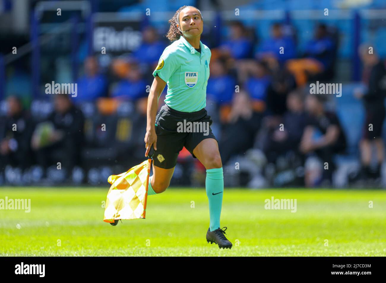 ARNHEM, NETHERLANDS - MAY 8: assistant referee Franca Overtoom during ...