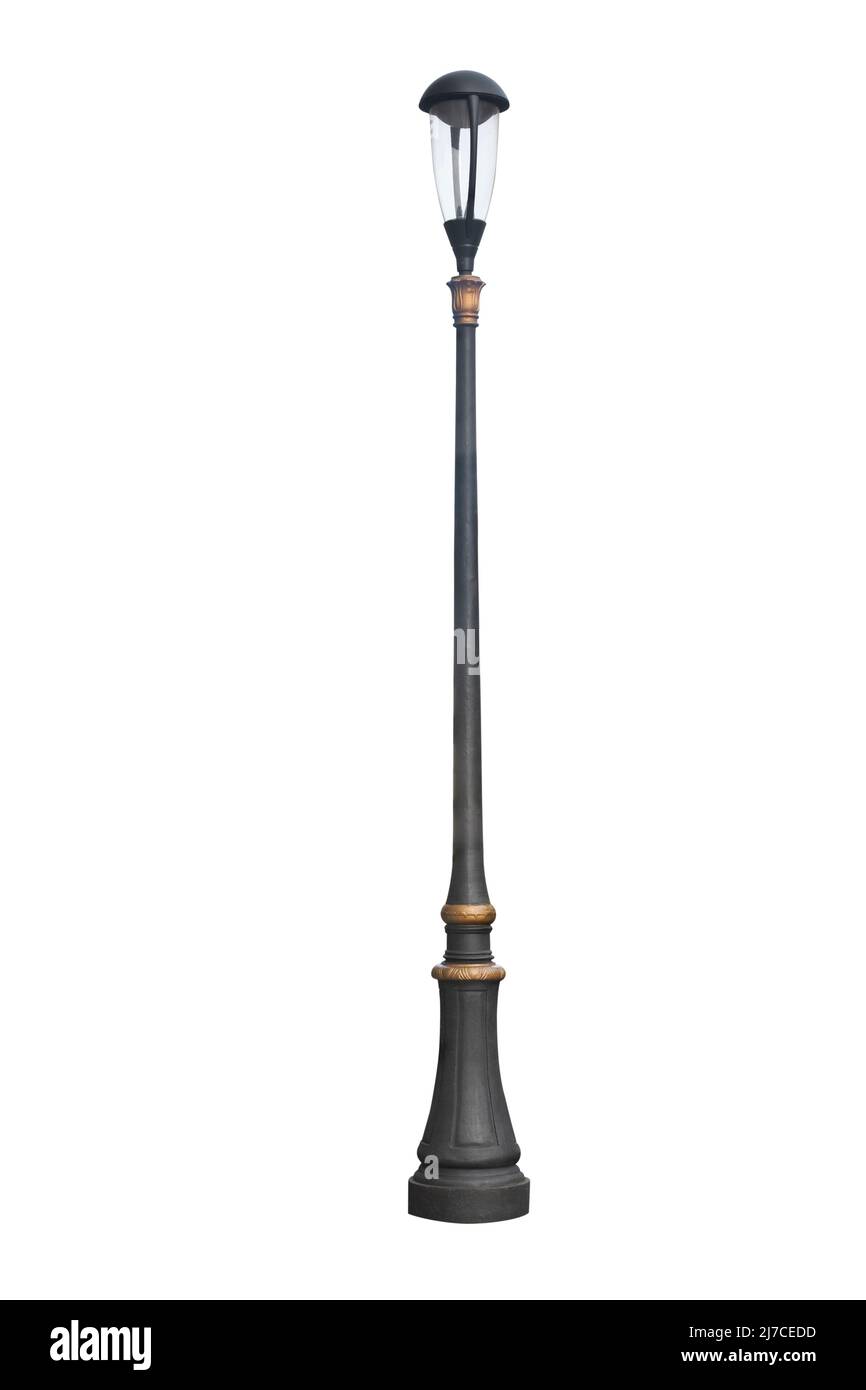 Grey lamppost Cut Out Stock Images & Pictures - Alamy