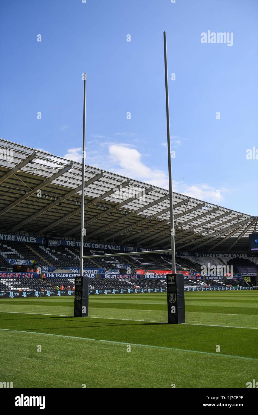 general view of Swansea.com Stadium, Home of Ospreys Rugby Stock Photo ...