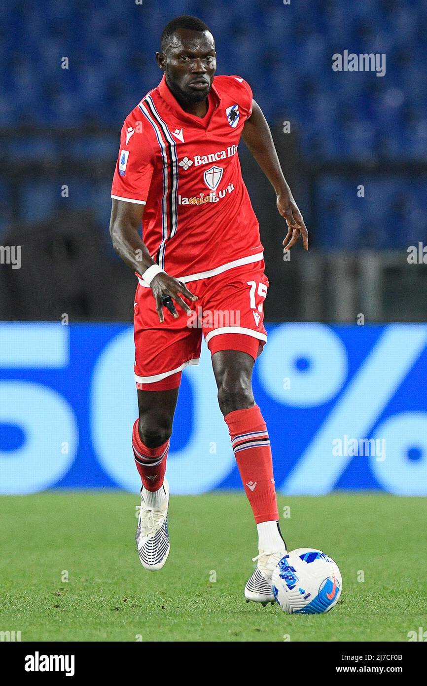 Omar Colley of UC Sampdoria during football Match at Stadio Olimpico ...