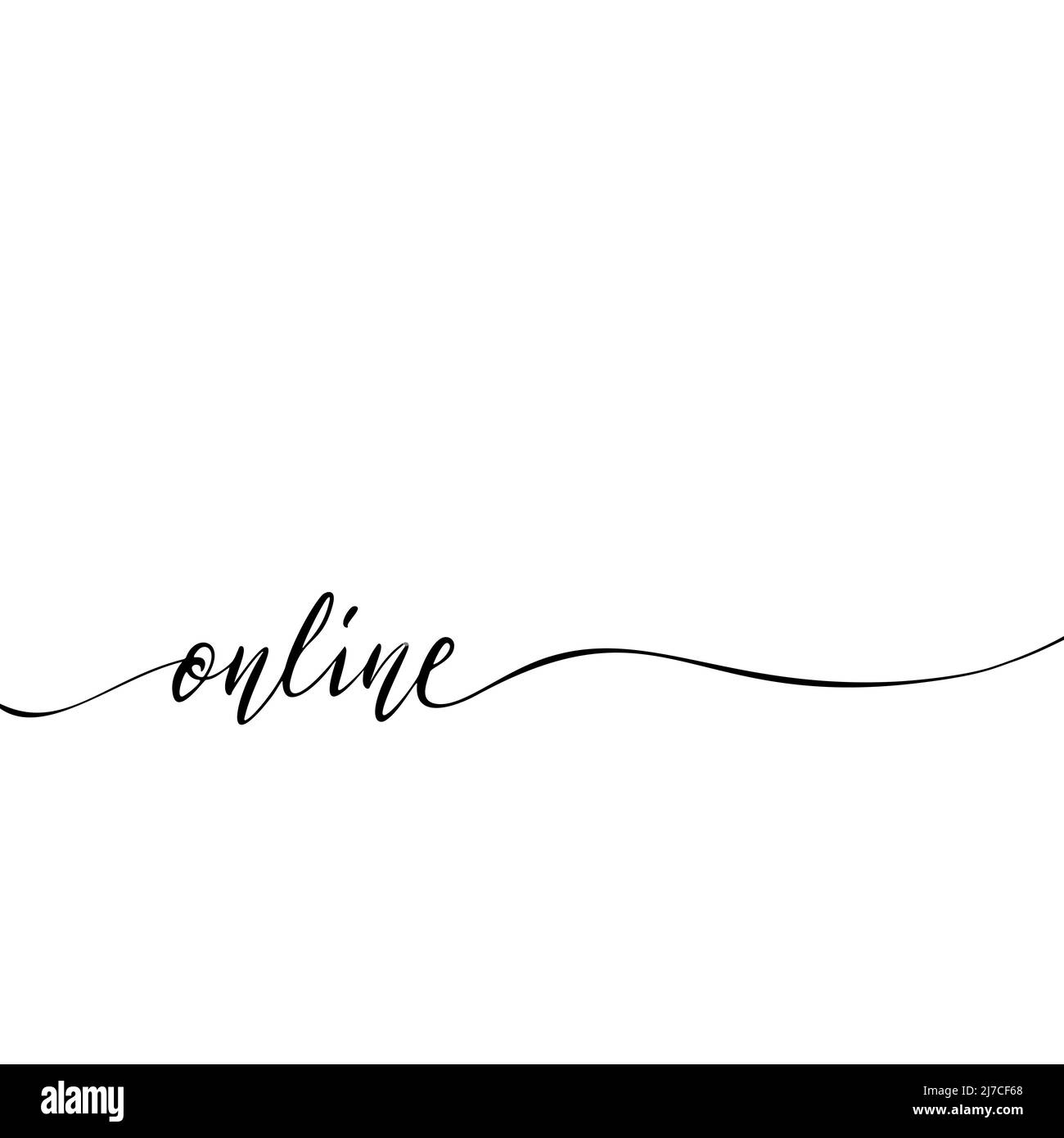 Simple Endless Hand drawn Lettering. Print and fashion vector design ...