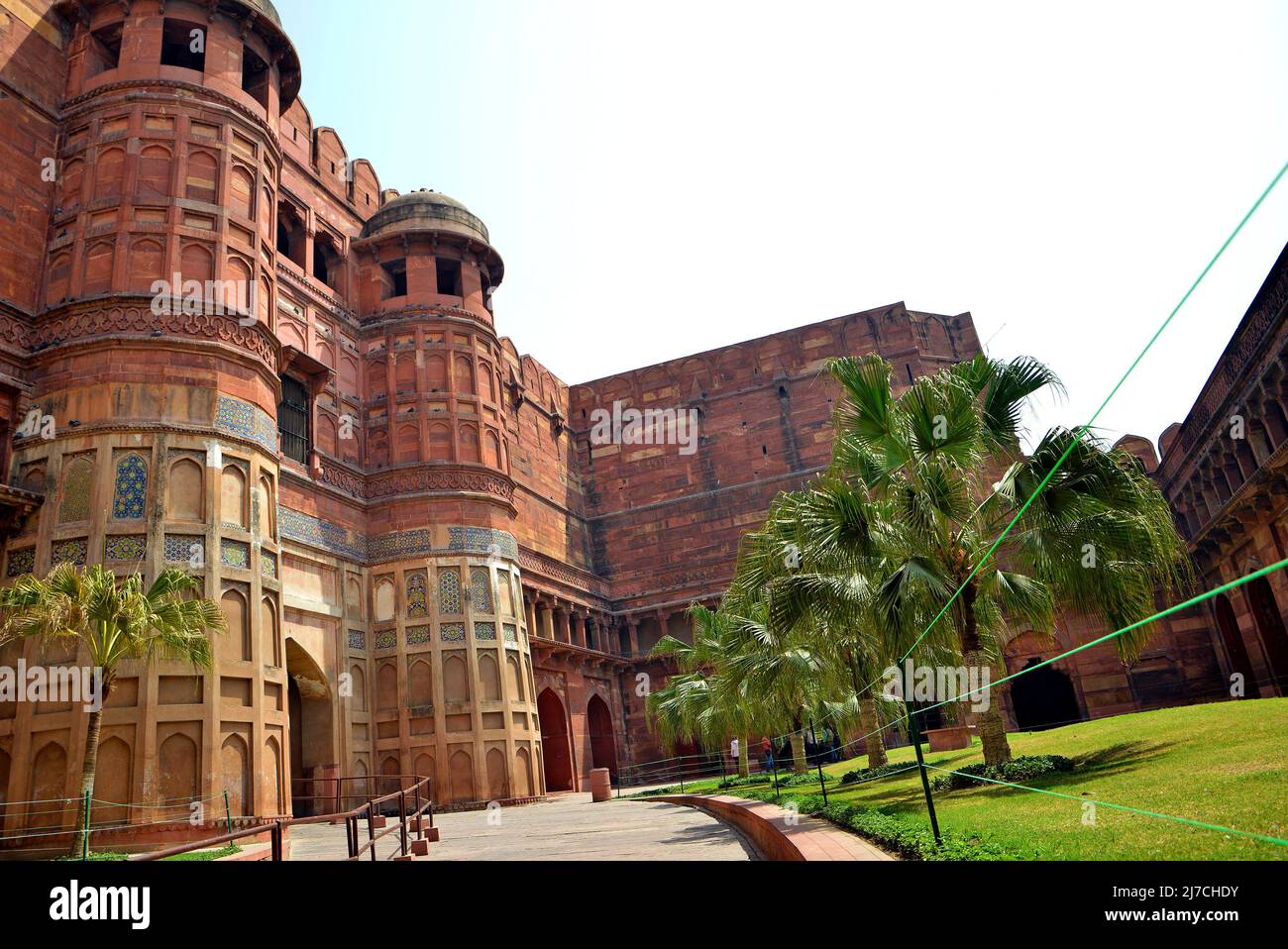 Medieval Indian fort at Agra,India Stock Photo - Alamy