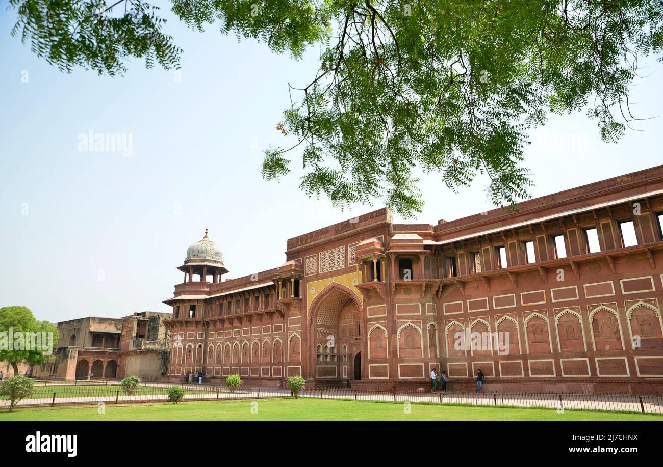 Medieval Indian fort at Agra,India Stock Photo - Alamy