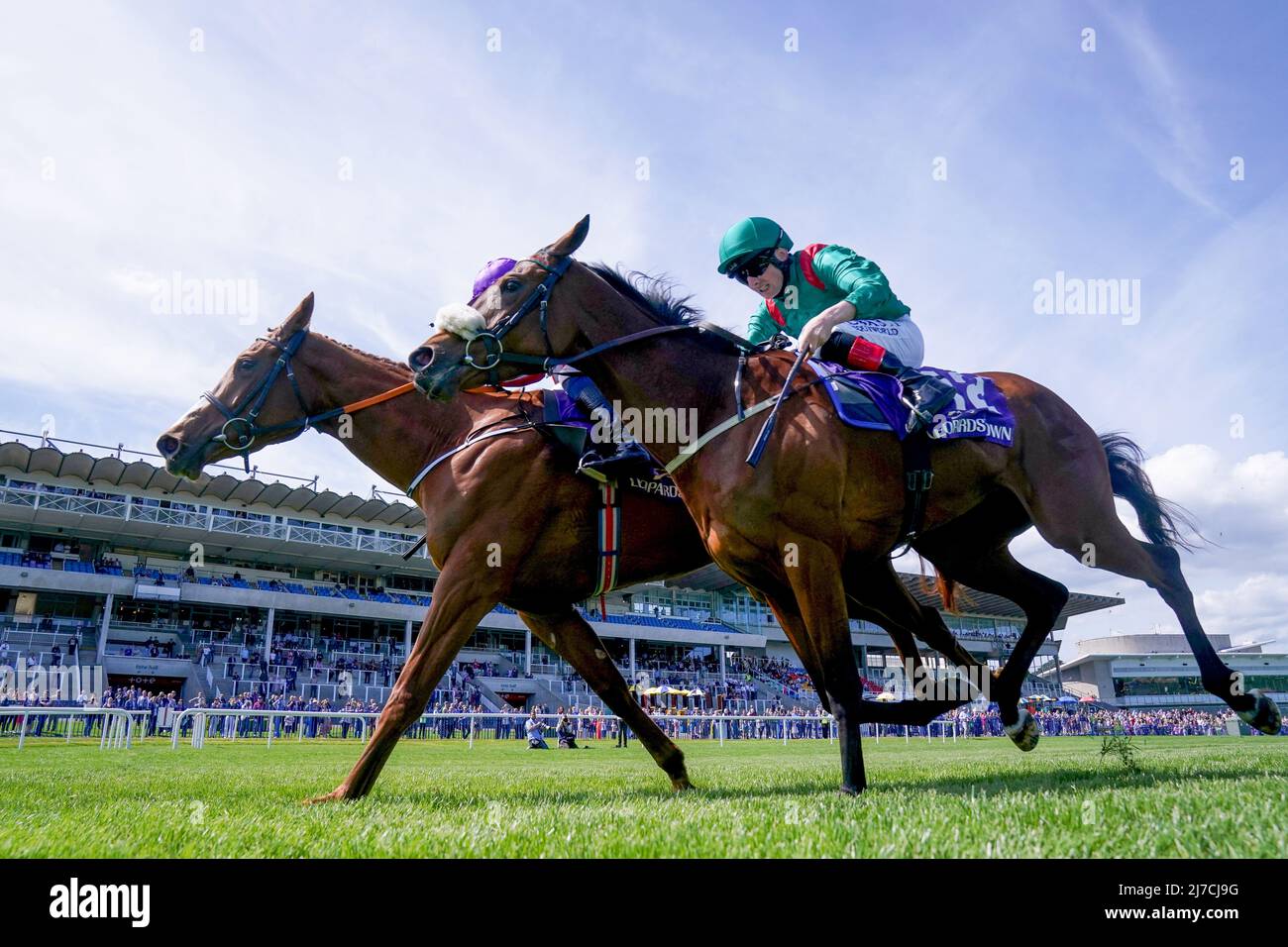 Female Soldier ridden by Billy Lee (back left) on their way to victory ...