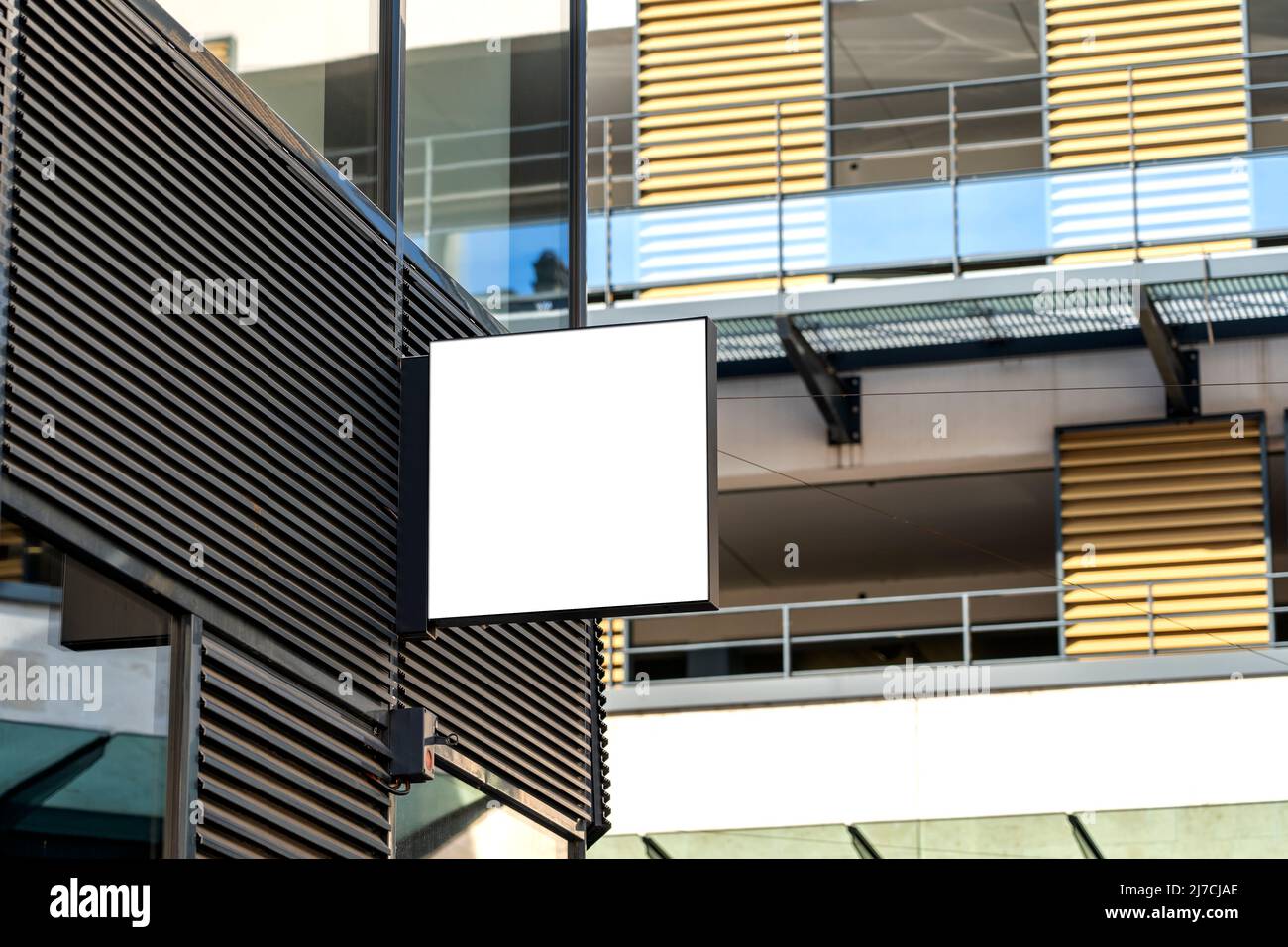 City sign modern logo mockup Stock Photo - Alamy