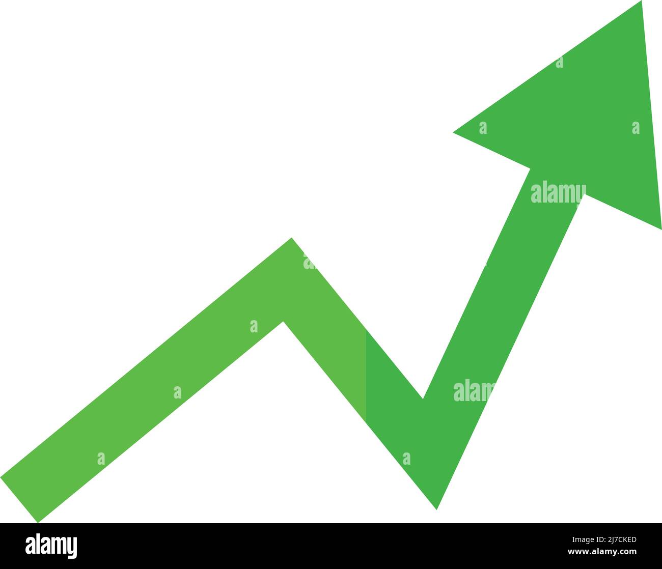 Arrows to increase. Increased business and investment performance ...