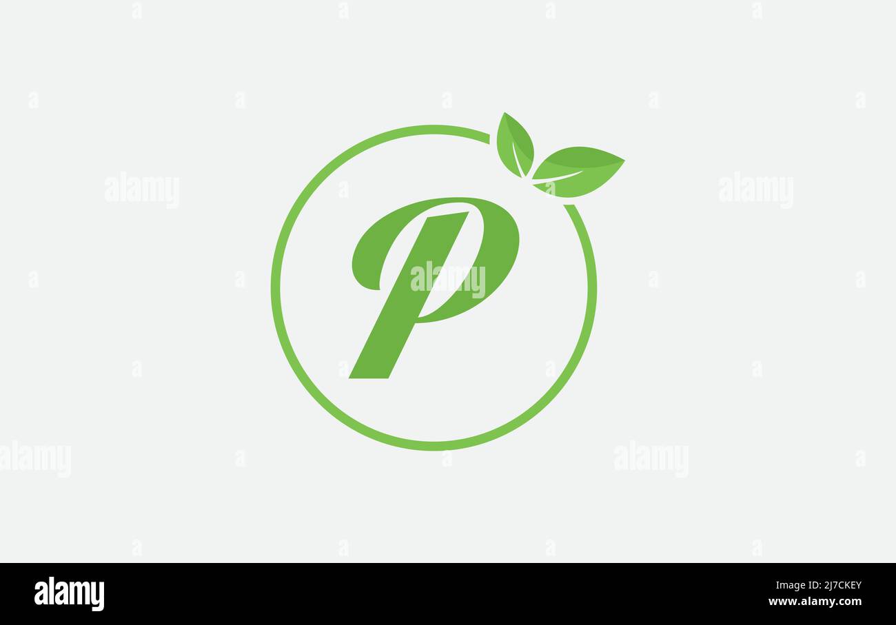 Fresh nature and healthy leaf logo design vector with the letter and ...