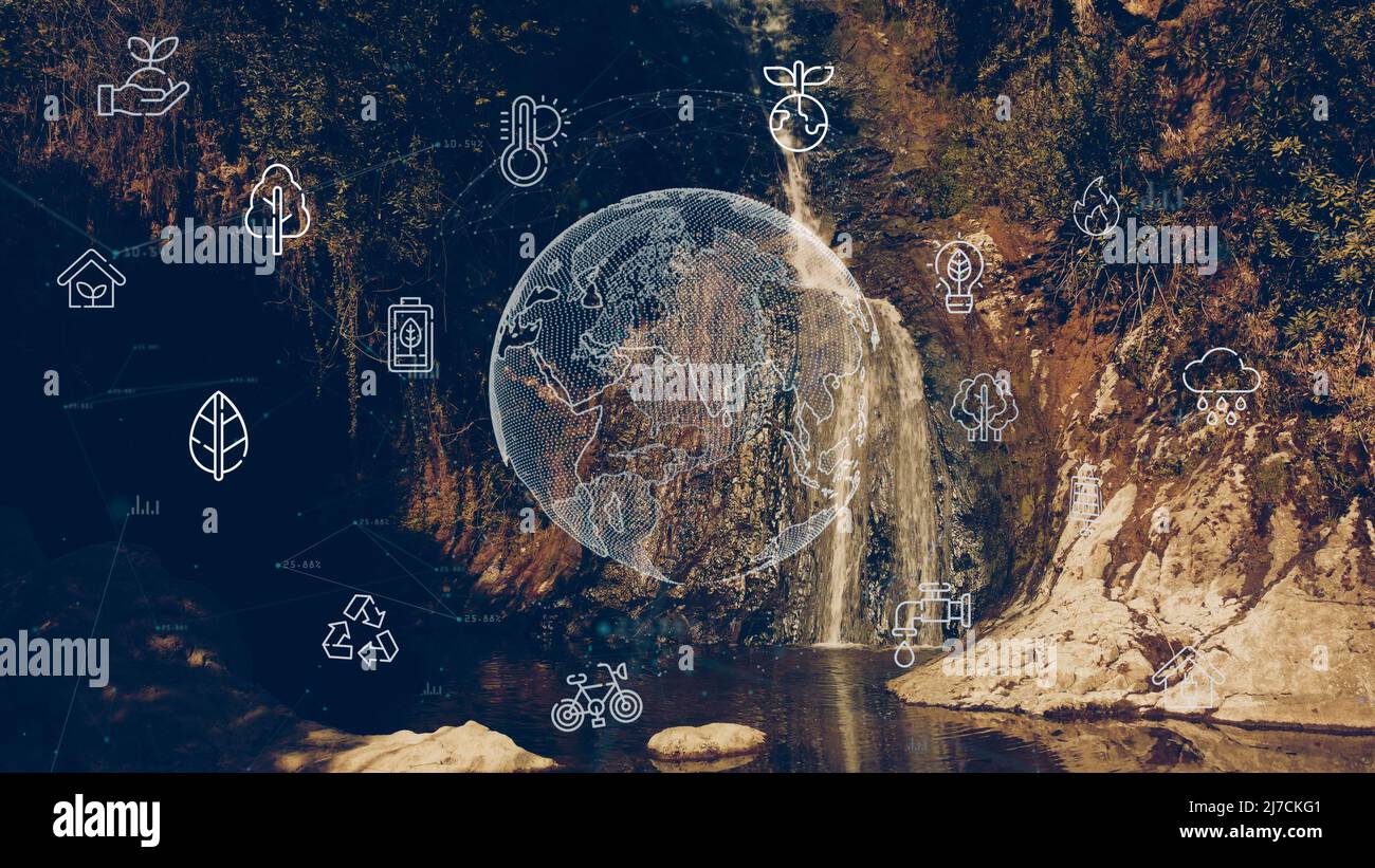 Environmental technology concept. Sustainable development goals. SDGs ... Environmental technology concept. Sustainable development goals. SDGs ...