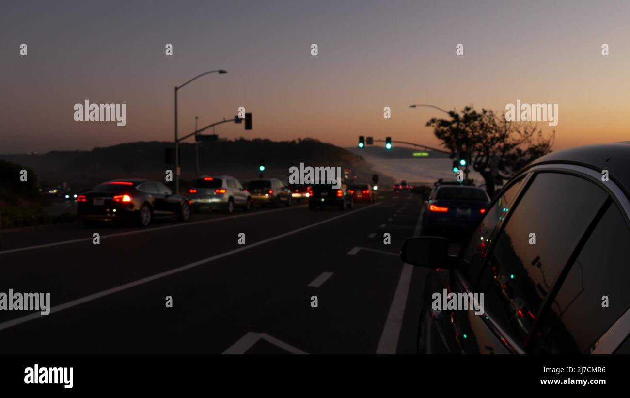 Car lights on 101 freeway hi-res stock photography and images - Alamy