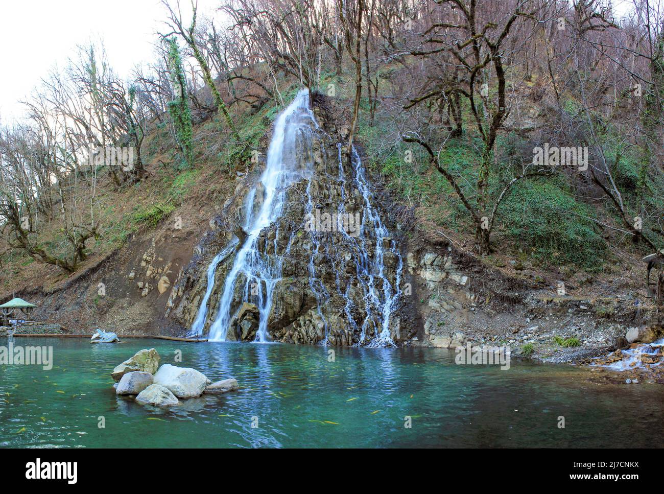 Spring lake river waterfall hi-res stock photography and images - Alamy