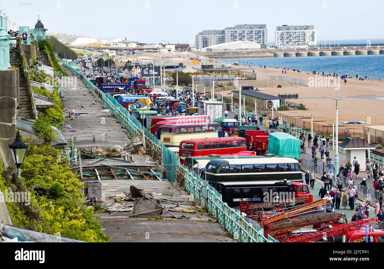 Brighton madeira drive terraces hi-res stock photography and images - Alamy