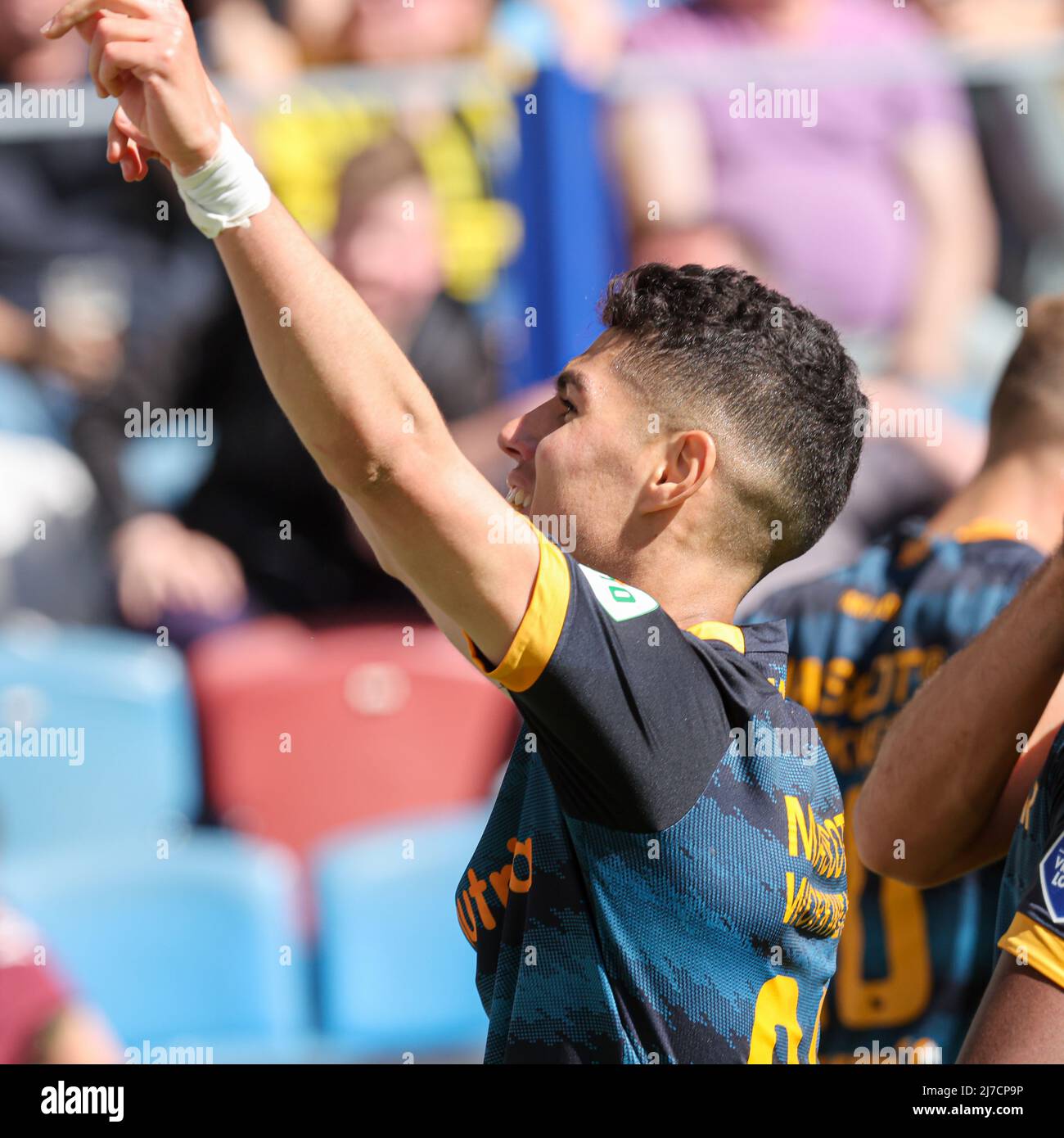 ARNHEM, NETHERLANDS - MAY 8: Rami Al Hajj of SC Heerenveen celebrates ...