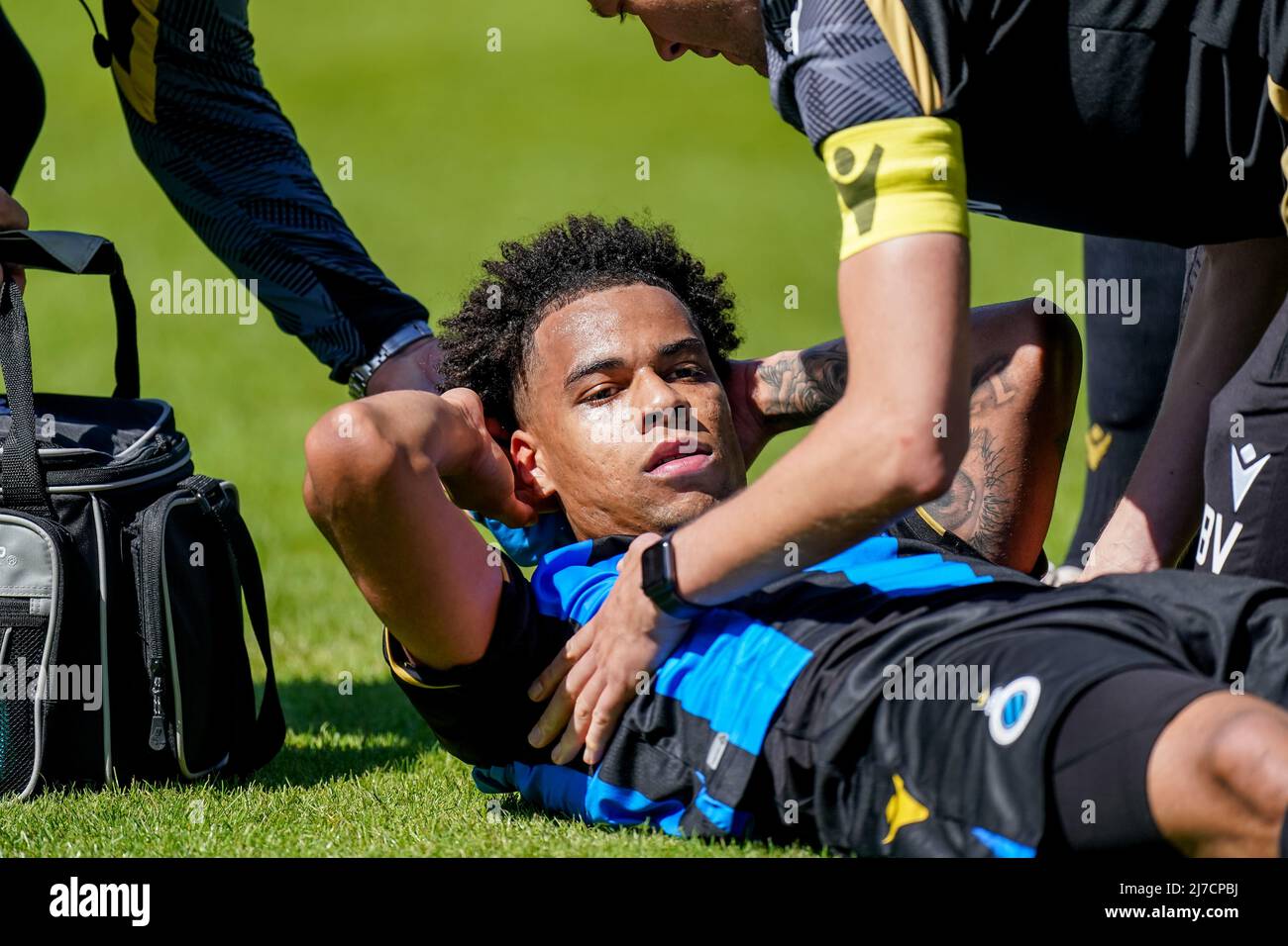 BRUSSELS, BELGIUM - MAY 8: Tajon Trevor Buchanan of Club Brugge during ...