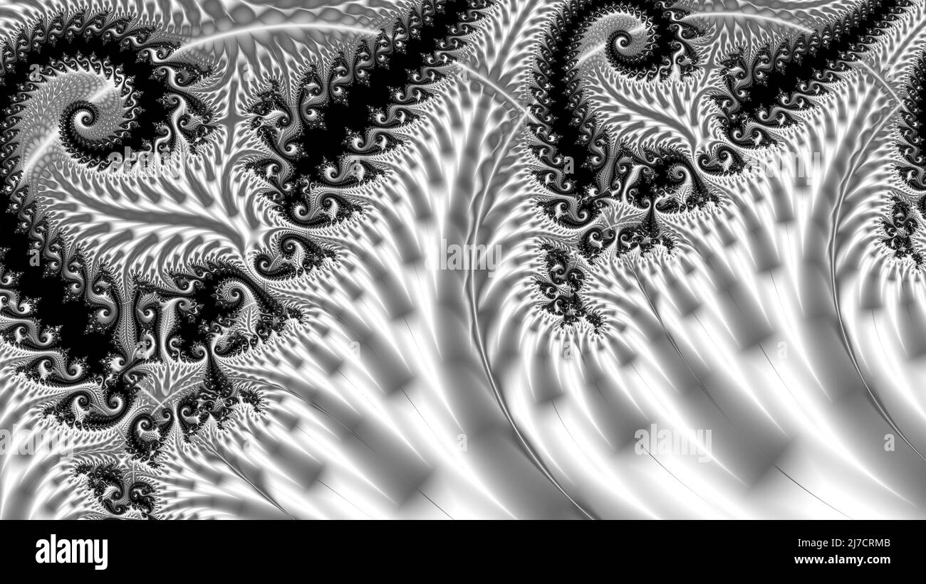 Abstract Computer generated Fractal design. A fractal is a never-ending ...