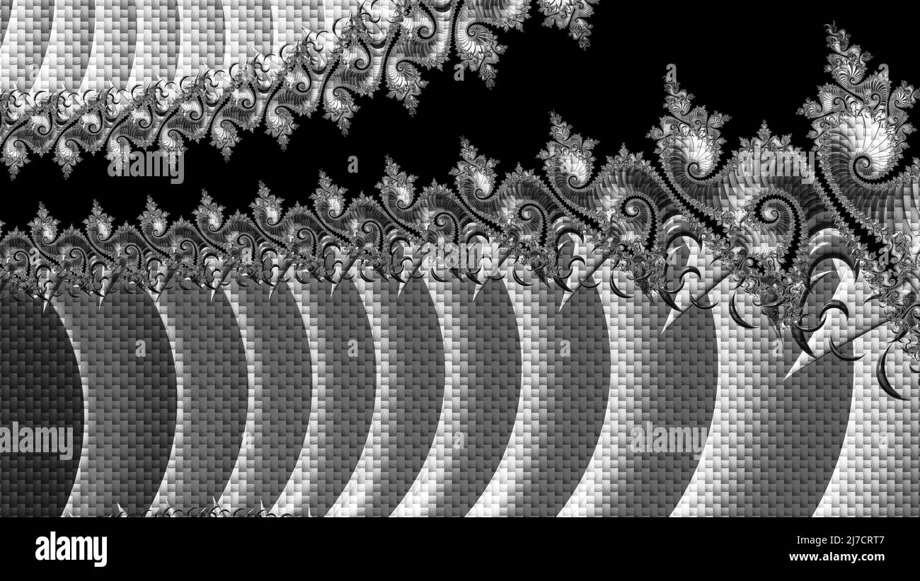 Abstract Computer generated Fractal design. A fractal is a never-ending ...