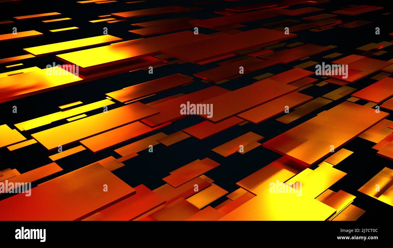 Gold blocks. Computer generated 3d render Stock Photo - Alamy