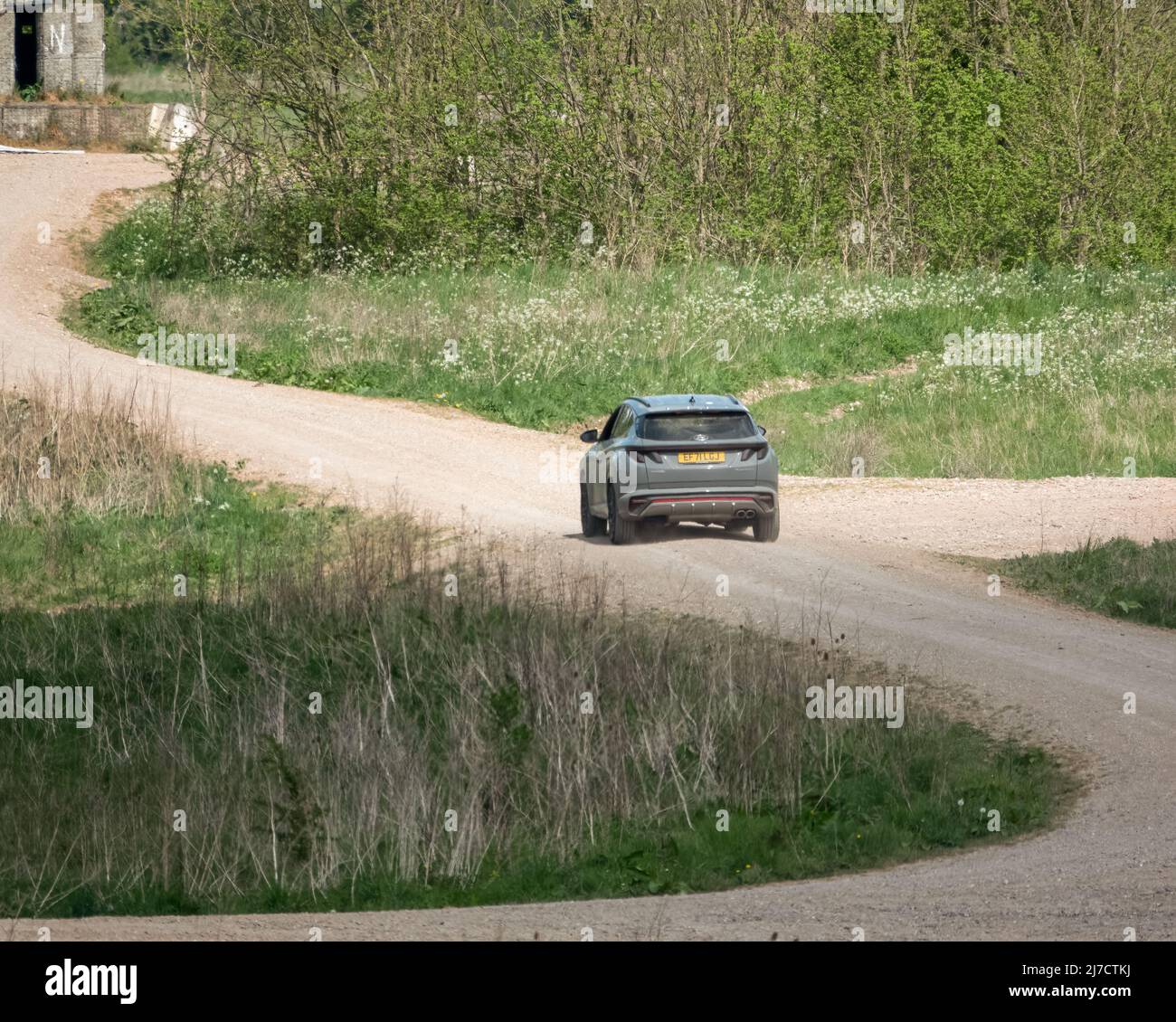 Grey hyundai tucson hi-res stock photography and images - Alamy