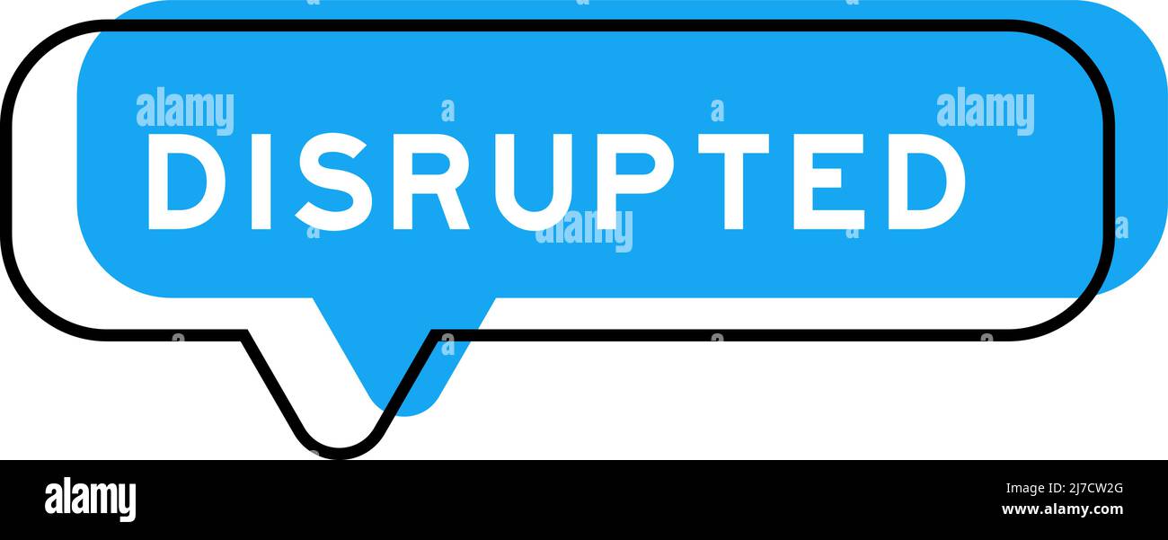 Disruption disrupted disrupt Stock Vector Images - Alamy