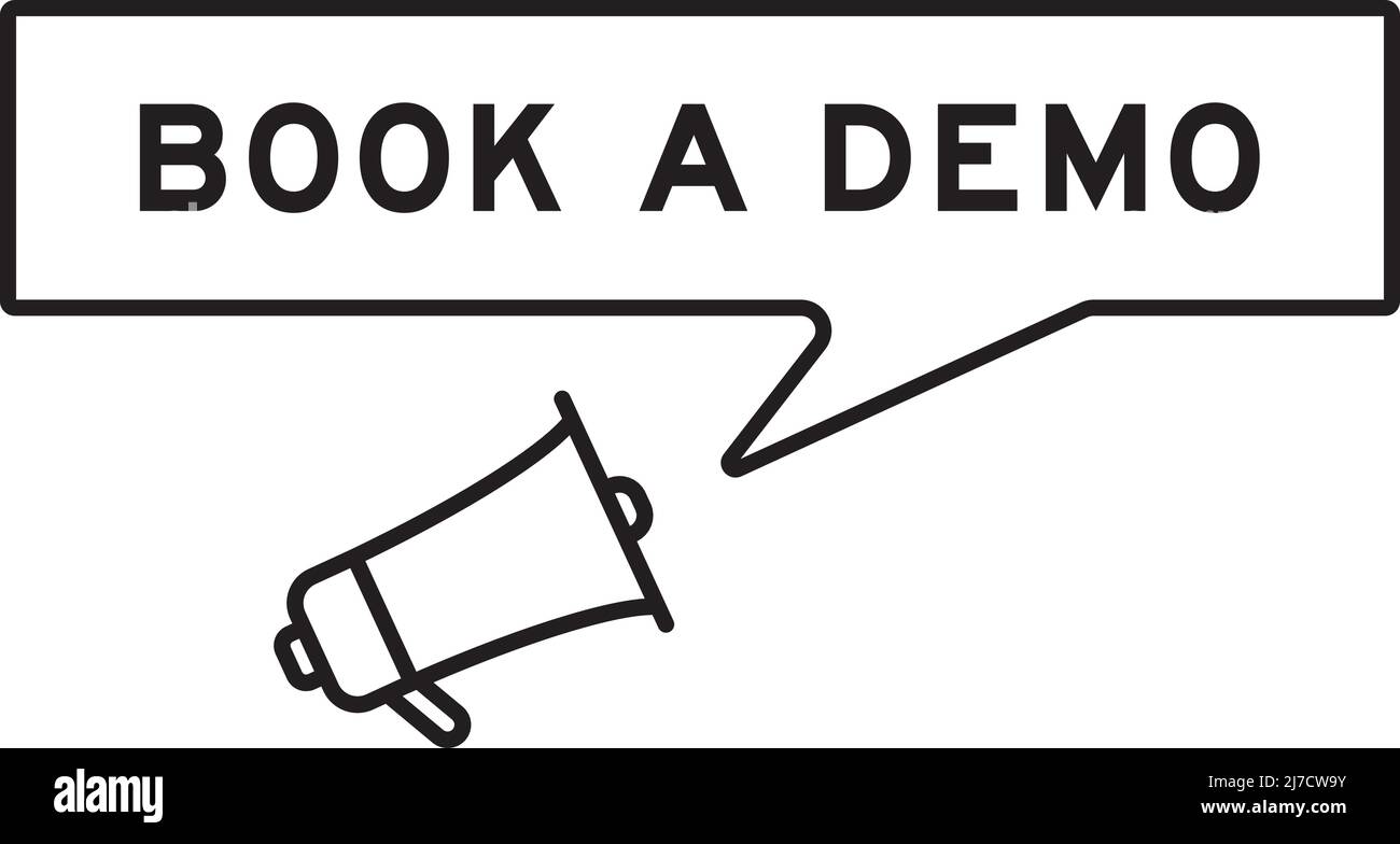 Book A Demo Stock Vector Images Alamy