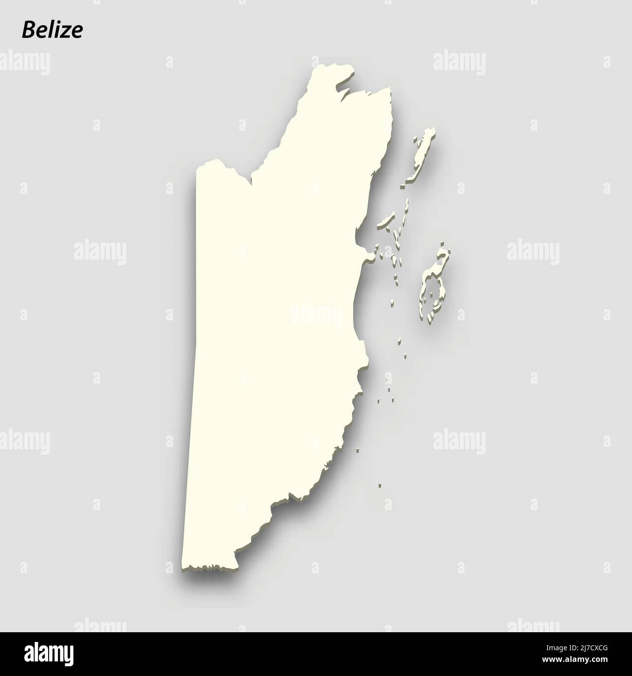 Belize boundary Stock Vector Images - Alamy