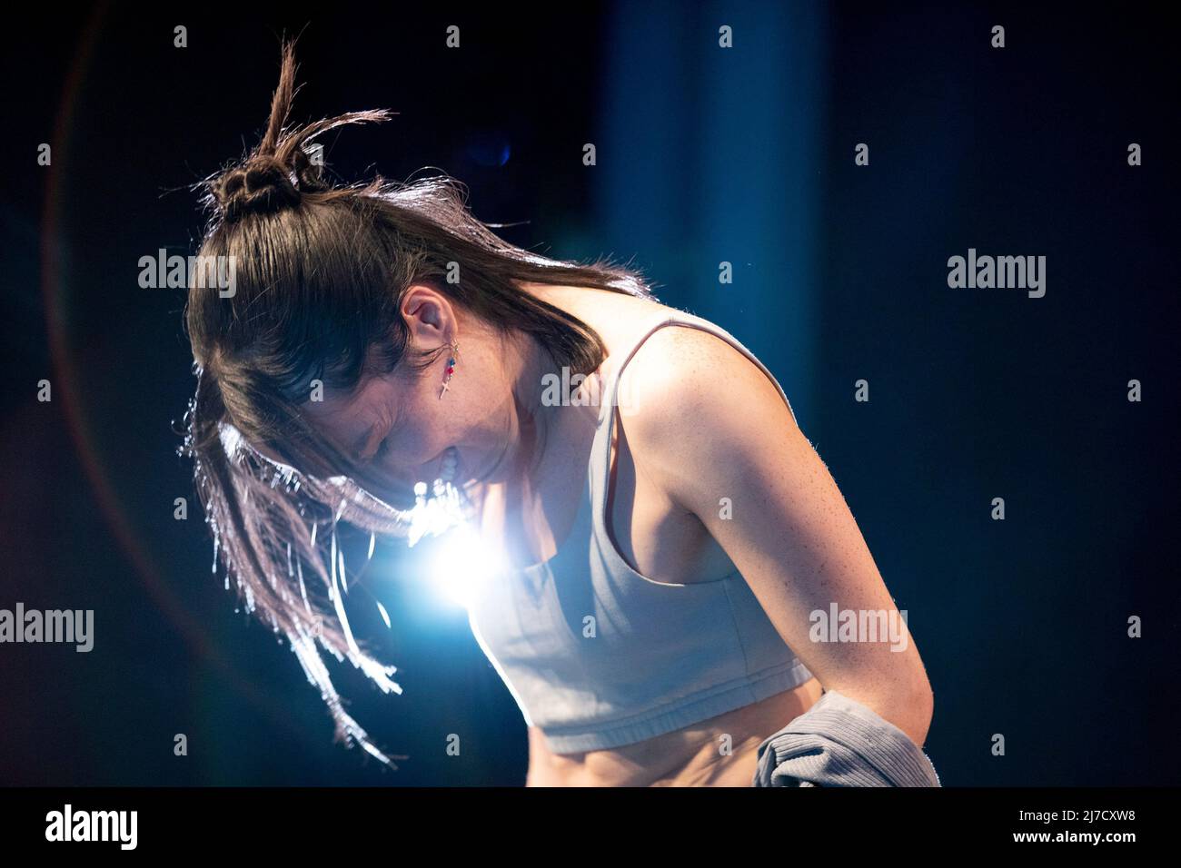 Cerena poses in the theatre of Cardinal Carter Academy for the Arts ...