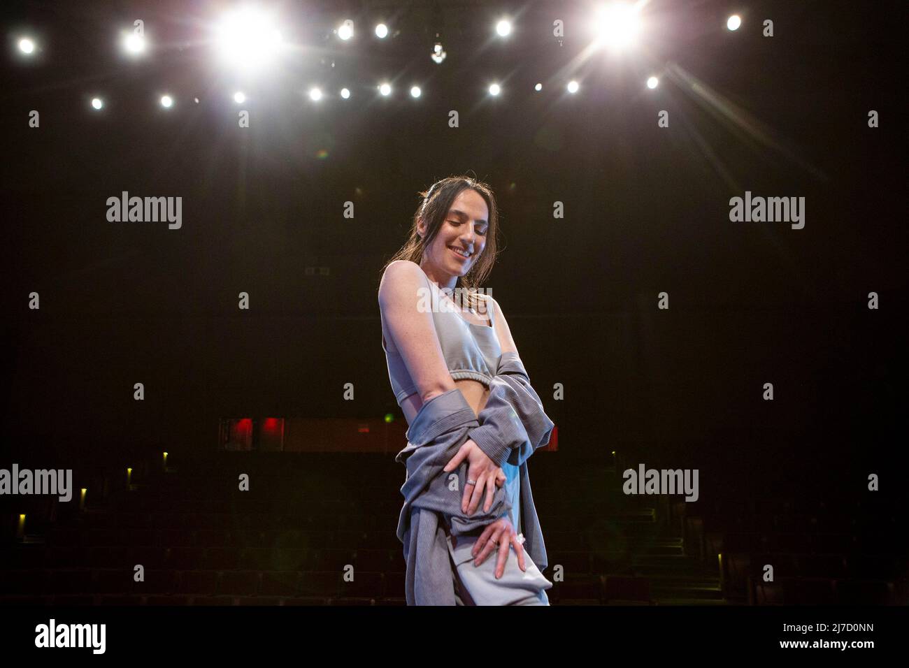 Cerena poses in the theatre at Cardinal Carter Academy for the Arts ...