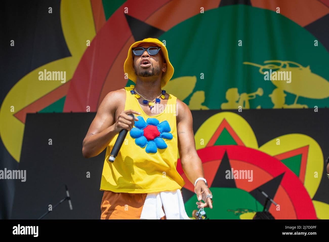 Rapper Pell (Jared Pellerin) during New Orleans Jazz & Heritage ...
