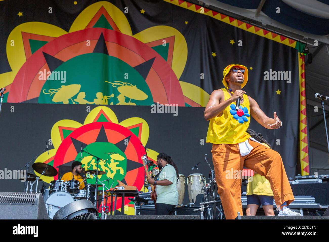 Rapper Pell (Jared Pellerin) during New Orleans Jazz & Heritage ...