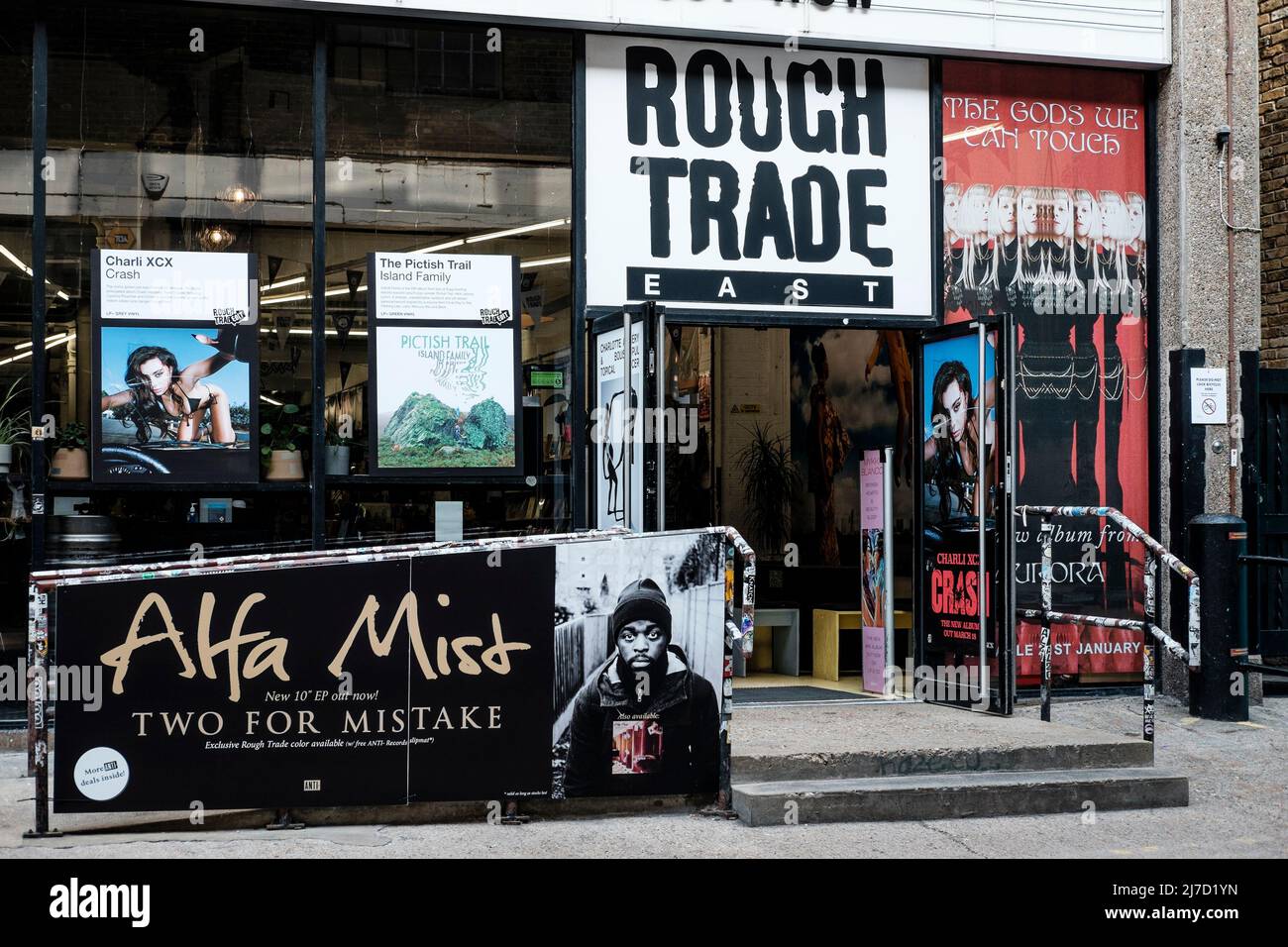 Rough Trade East record shop, Brick Lane, East London, UK Stock Photo ...